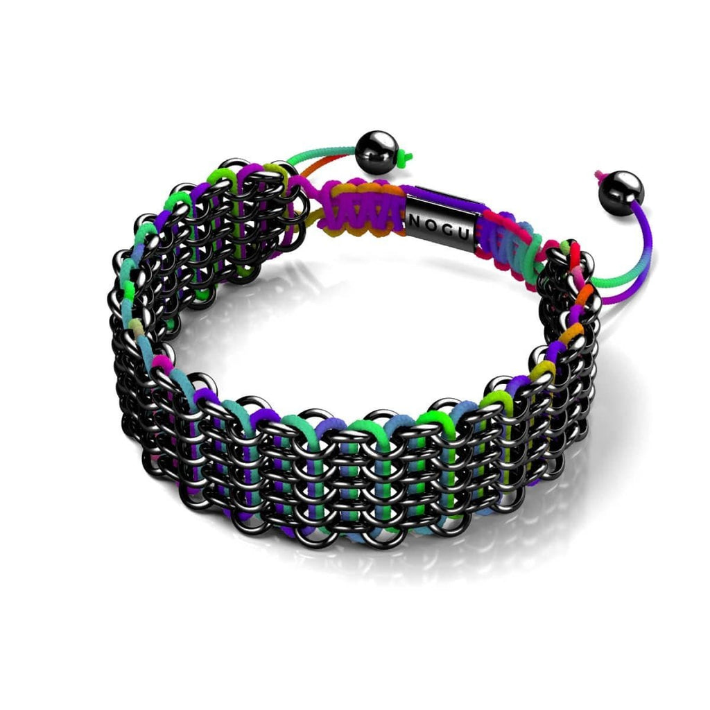 Macaw Links Deluxe Kismet Bracelet Spectrum x Gunmetal NOGU.studio