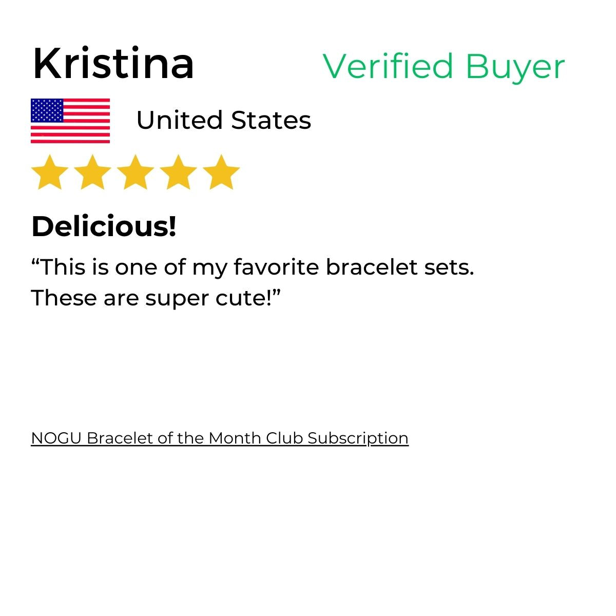 NOGU BRACELET OF THE MONTH CLUBS – NOGU United States