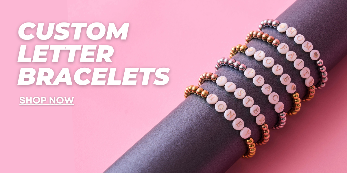 Custom Letter Bracelets – NOGU.studio