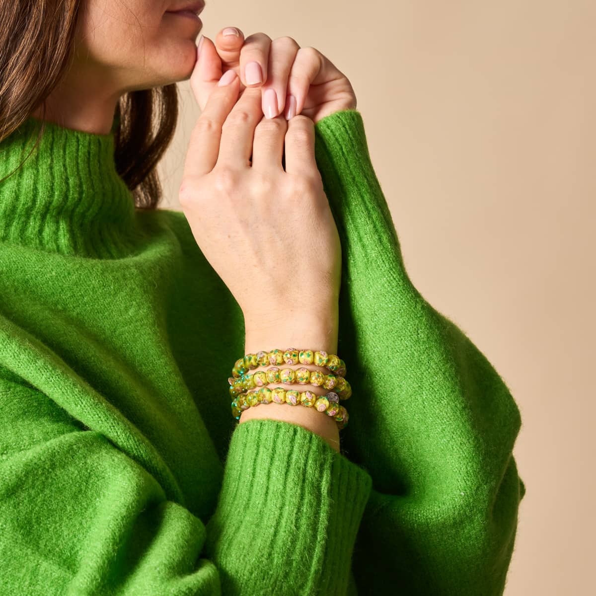 Blue Daffodil | .925 Sterling Silver | Firefly Glass Garden Bracelet ...