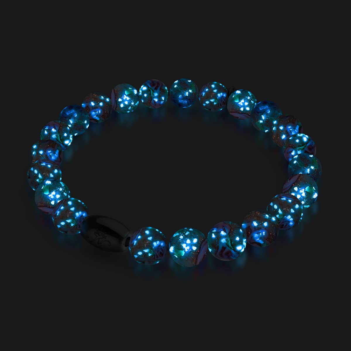 Blue Hydrangea | .925 Sterling Silver | Firefly Glass Garden Bracelet ...