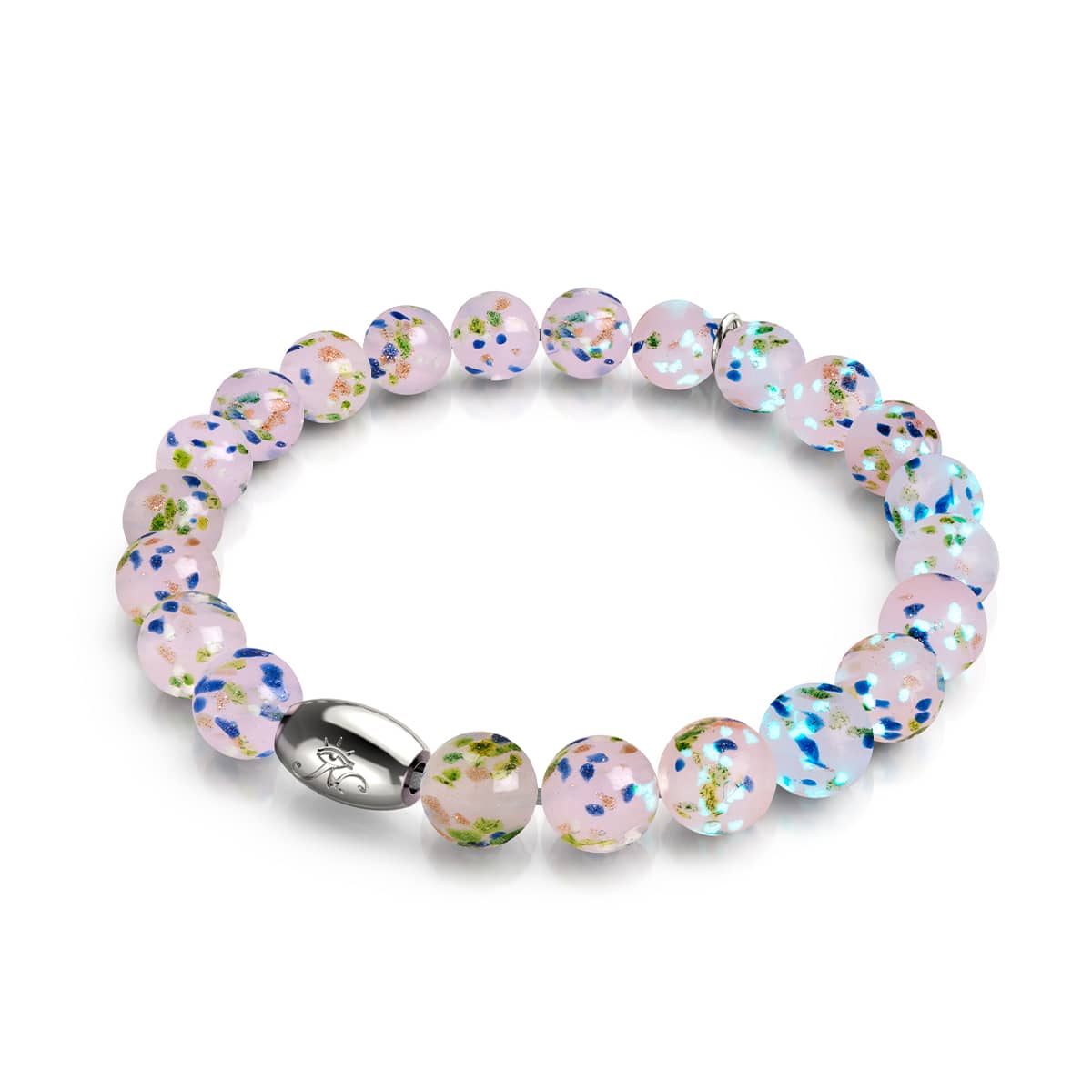 Purple Succulent | .925 Sterling Silver | Firefly Glass Bracelet – NOGU ...