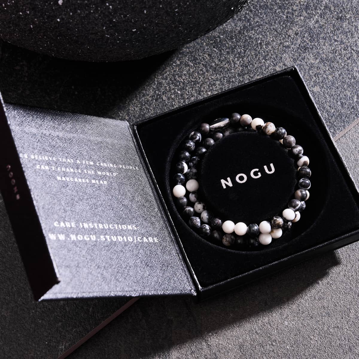 Zebra Agate | Silver | Gemstone Wrap – NOGU United States