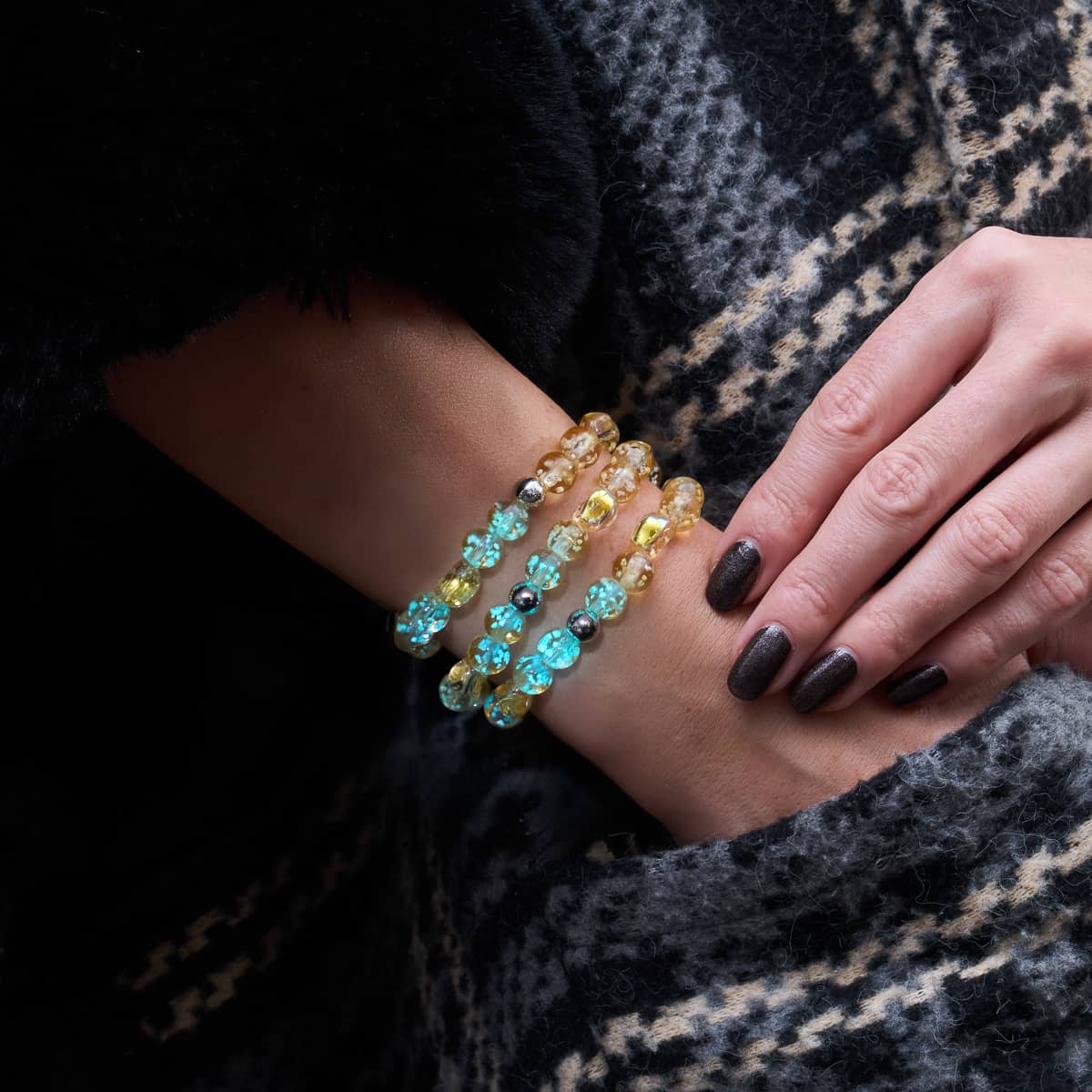 Sunset Spectre | .925 Sterling Silver | Firefly Glass Skull Bracelet ...