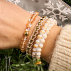 White x Gold | Catena Links Bracelet – NOGU United States