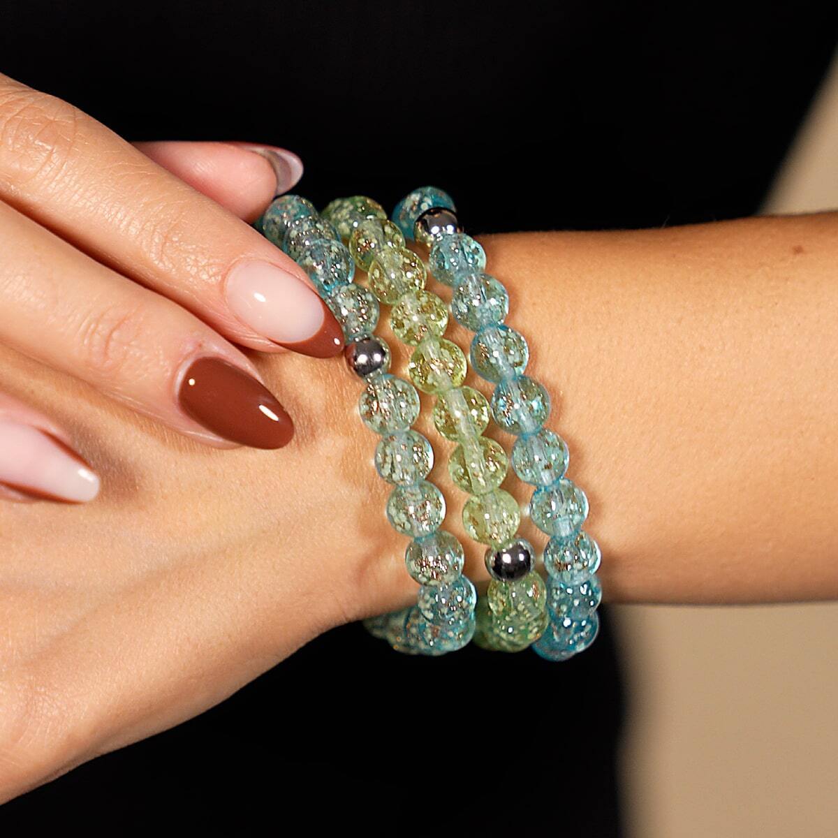 Evergreen | .925 Sterling Silver | Firefly Glass Bracelet– NOGU USA