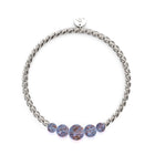 Indigo | Silver | Firefly Glass Cascade Bracelet – NOGU United States