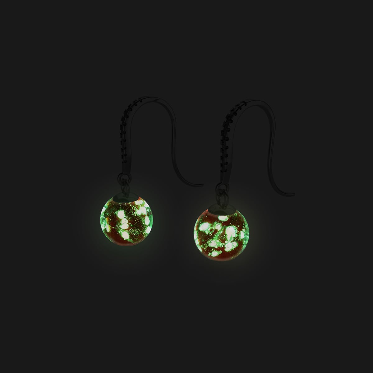 Ruby | .925 Sterling Silver | Firefly Glass Huggie Earrings – NOGU ...