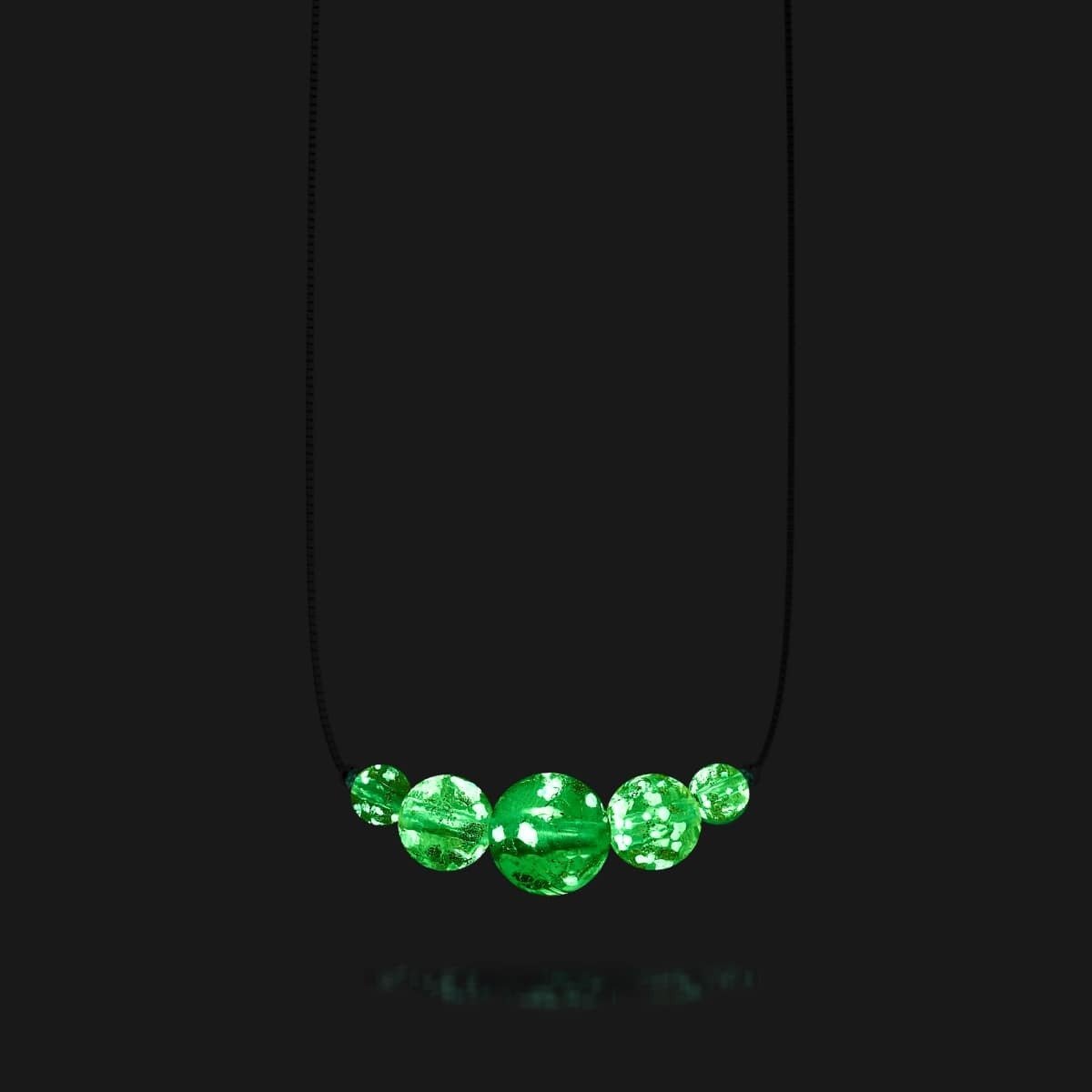 Amber | .925 Sterling Silver | Firefly Glass Infinity Clasp Necklace ...