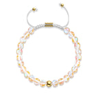 Champagne Supernova | Gold | Galaxy Glass Macrame Bead Bracelet – NOGU ...