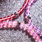 Pink Nebula | Silver | Galaxy Glass Macrame Bead Bracelet – NOGU United ...