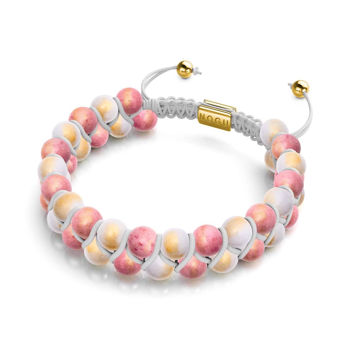 Peaches & Cream | 18k Gold x Jade | Vitality Bracelet – NOGU United States
