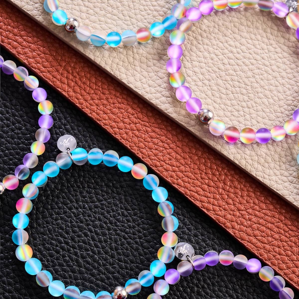 Blue Lemonade | Silver | Mermaid Glass Bead Bracelet – NOGU United States