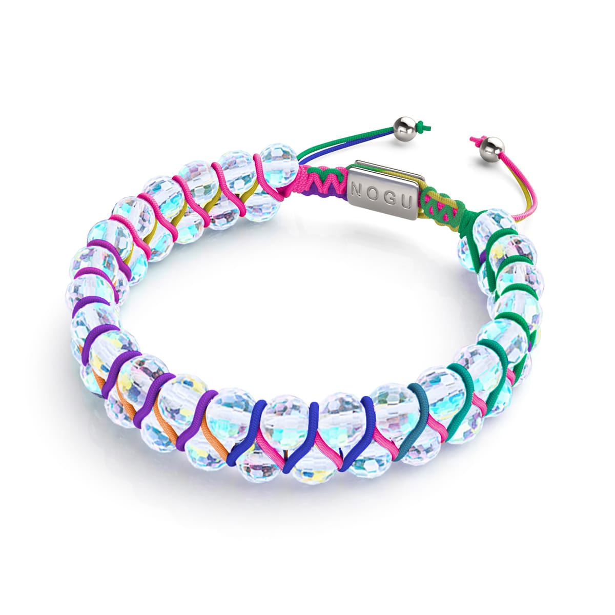 Rainbow White x Spectrum | Silver | Prisma Vitality Bracelet – NOGU ...
