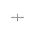 Blessed | Gold Vermeil | CZ Diamond Cross Ring – NOGU.studio