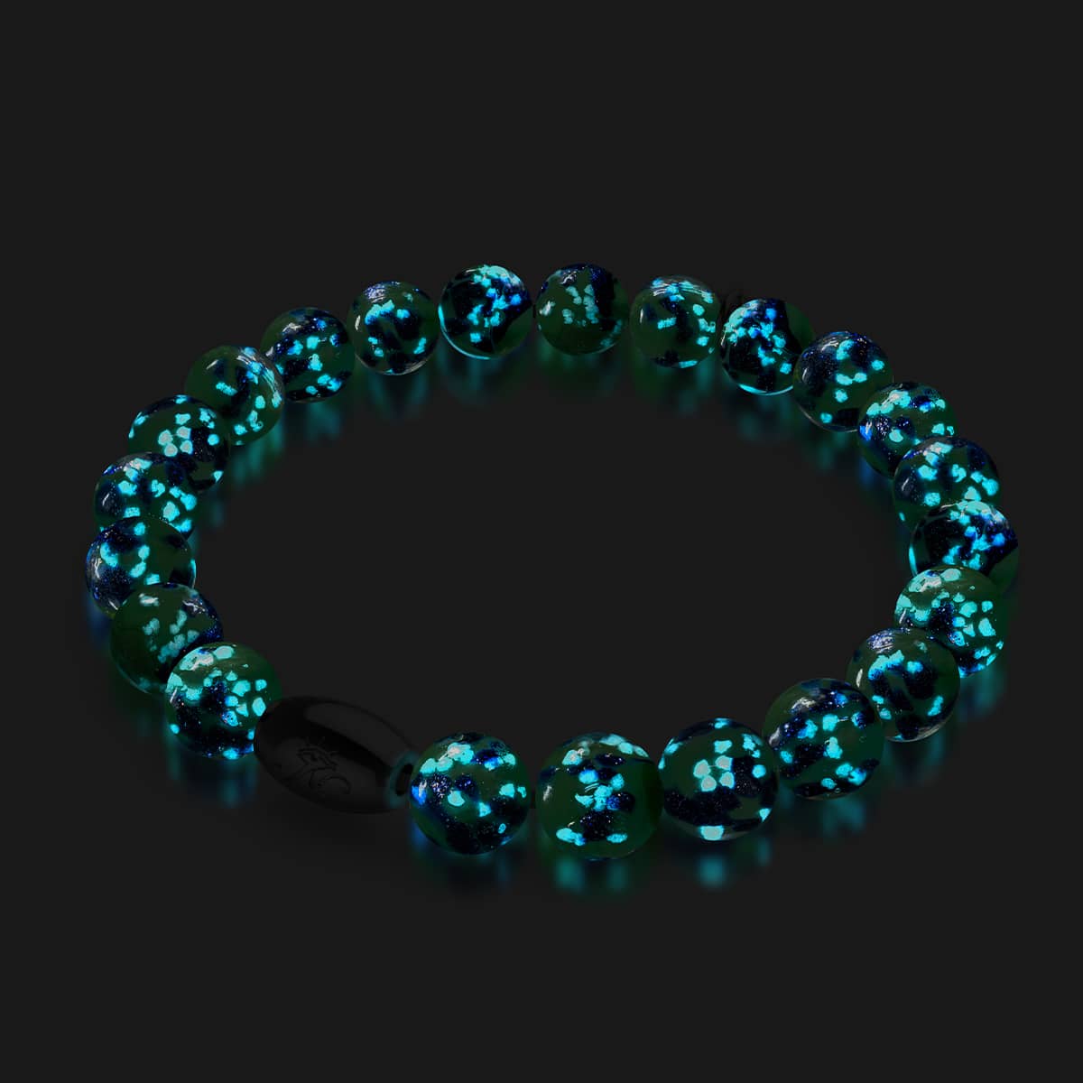Blue Mint | .925 Sterling Silver | Firefly Glass Bracelet– NOGU USA