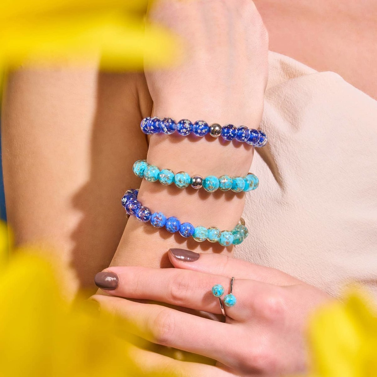 Sapphire | .925 Sterling Silver | Firefly Glass Bracelet – NOGU United ...