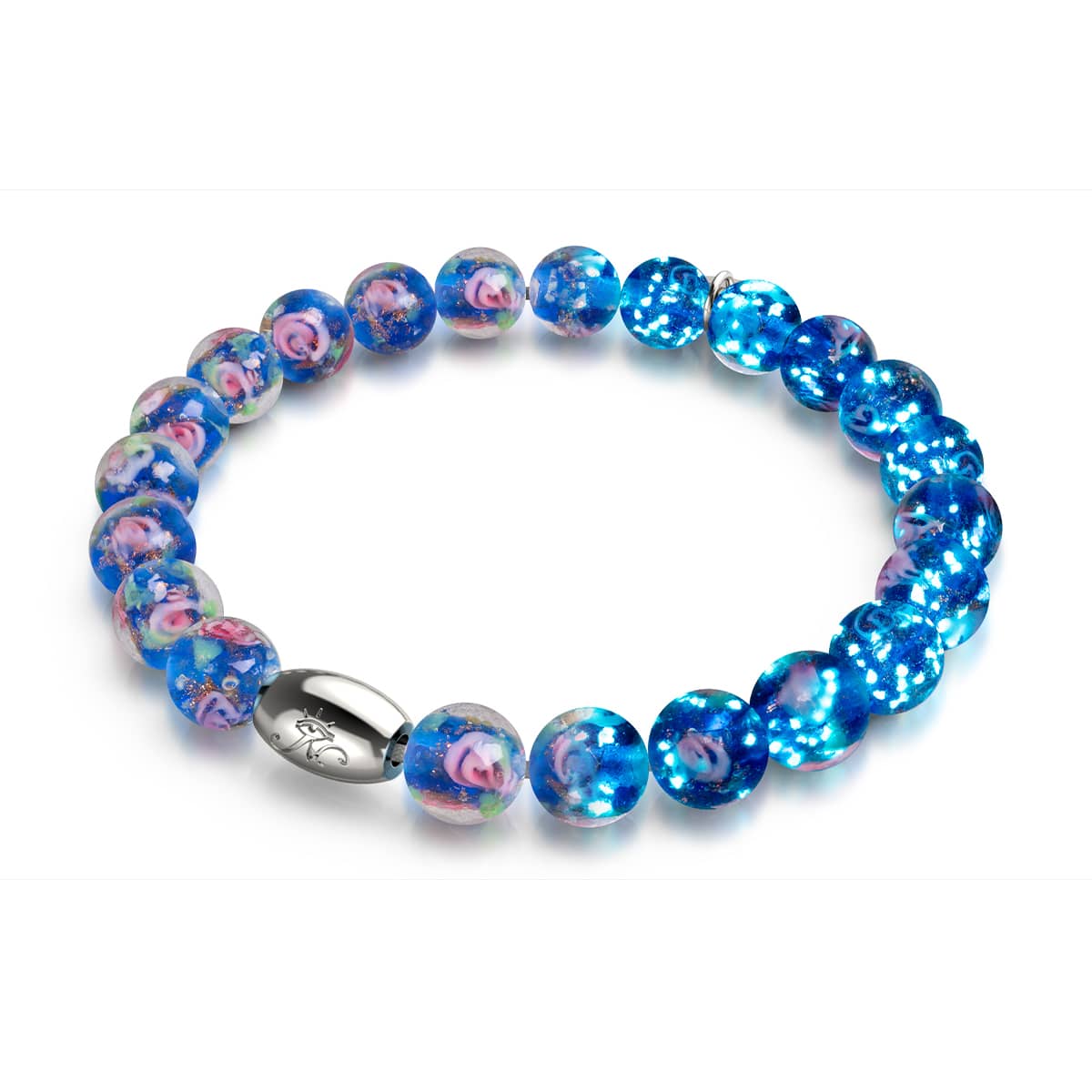 Topaz Garden | .925 Sterling Silver | Firefly Glass Garden Bracelet ...